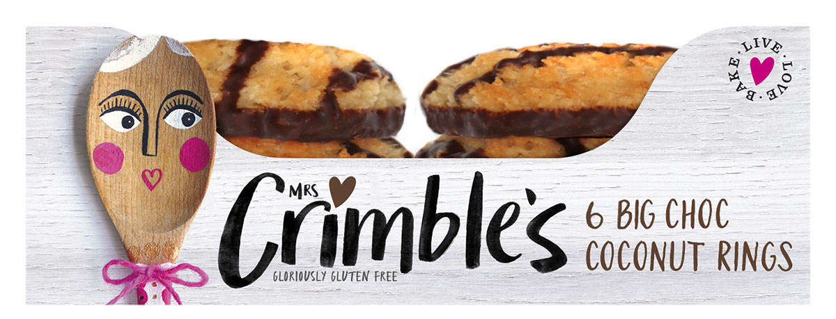 6 BIG CHOC COCONUT RINGS – Mrs Crimbles