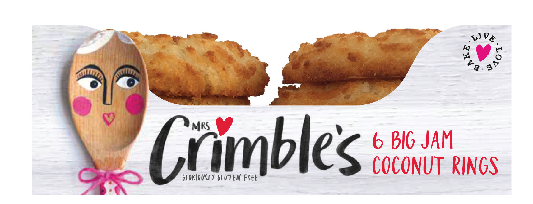 6 BIG JAM COCONUT RINGS – Mrs Crimbles