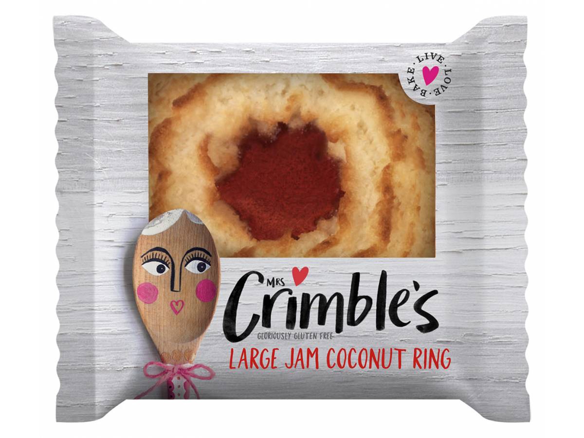 6 BIG JAM COCONUT RINGS – Mrs Crimbles